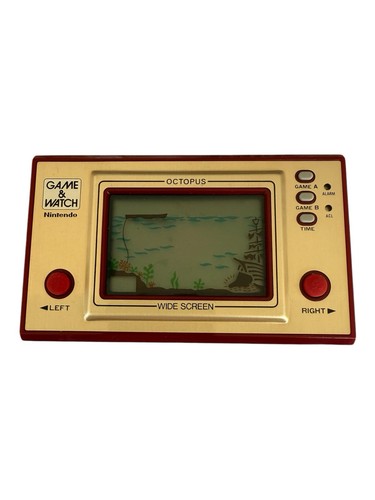 Vintage 1981 Nintendo Game & Watch Octopus Handheld OC-22 Japan Tested ...