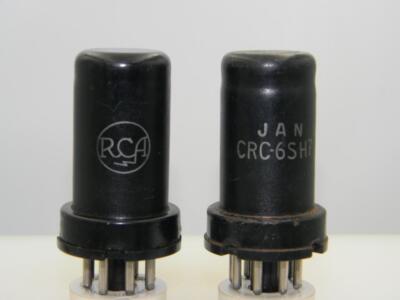 Pair RCA 6SH7 Test NOS 3900gm & 3750gm Metal Serious Tubes R389 | eBay