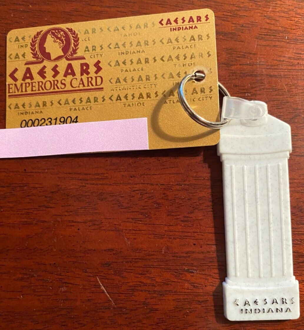CAESARS CAESAR'S Emperors Slot Machine Card - with Roman Column Fob | eBay