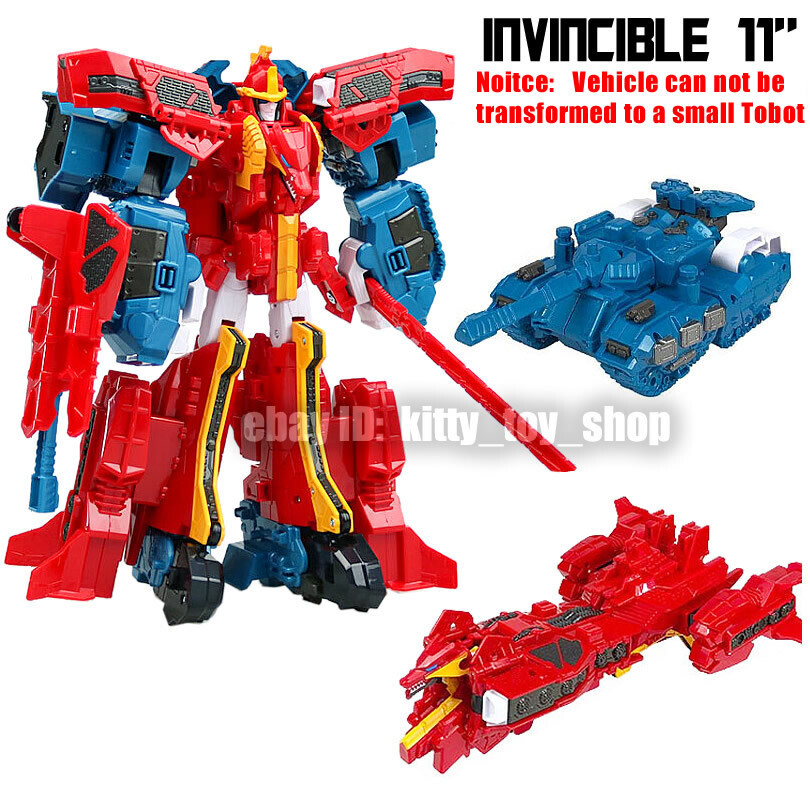 TOBOT V Galaxy Detectives 11" Invincible Big Beast Figure Robot ...