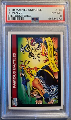1990 Marvel Universe X-Men VS Freedom Force NM-MT PSA 8 | eBay