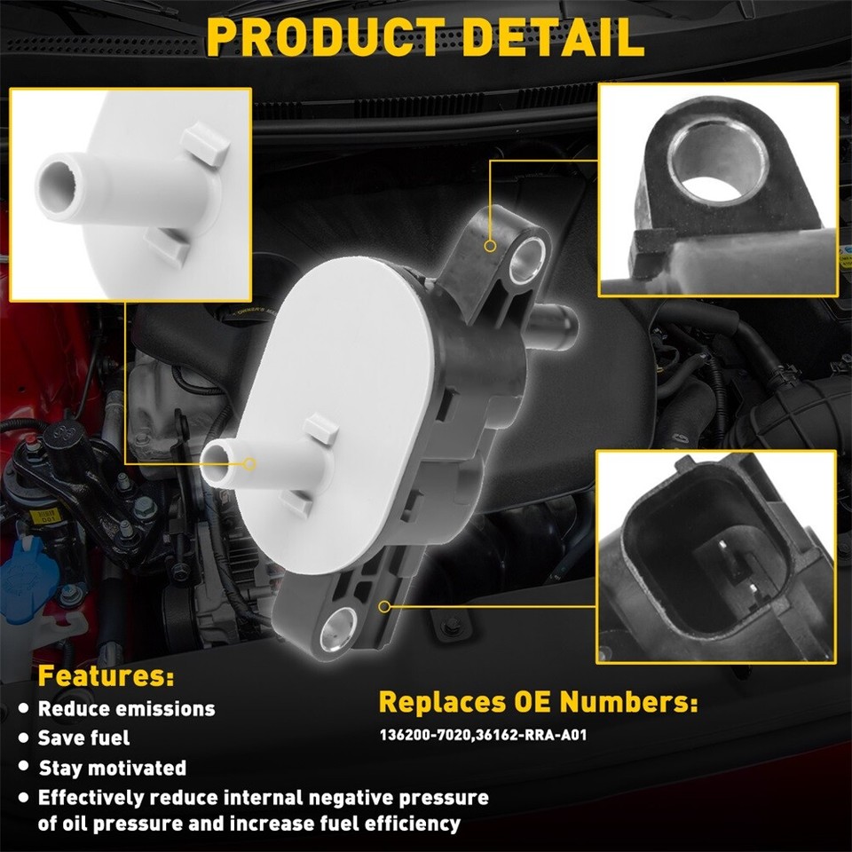 36162-RRA-A01 Canister Purge Solenoid Valve For 2008-2012 Honda Accord ...