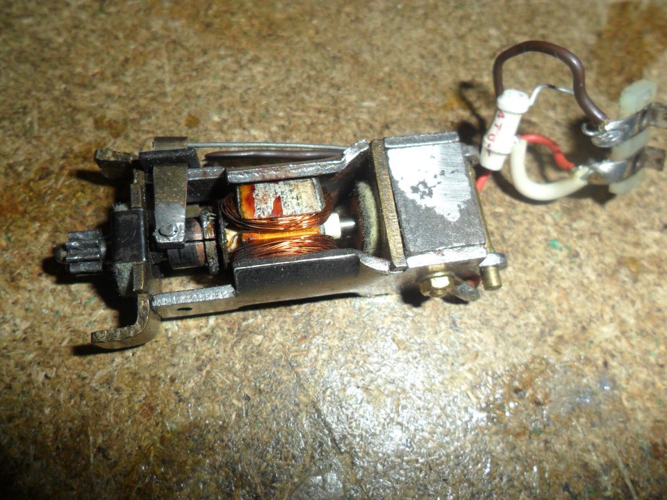 Scalextric original 60s RX motor, with loop braid wiring | eBay