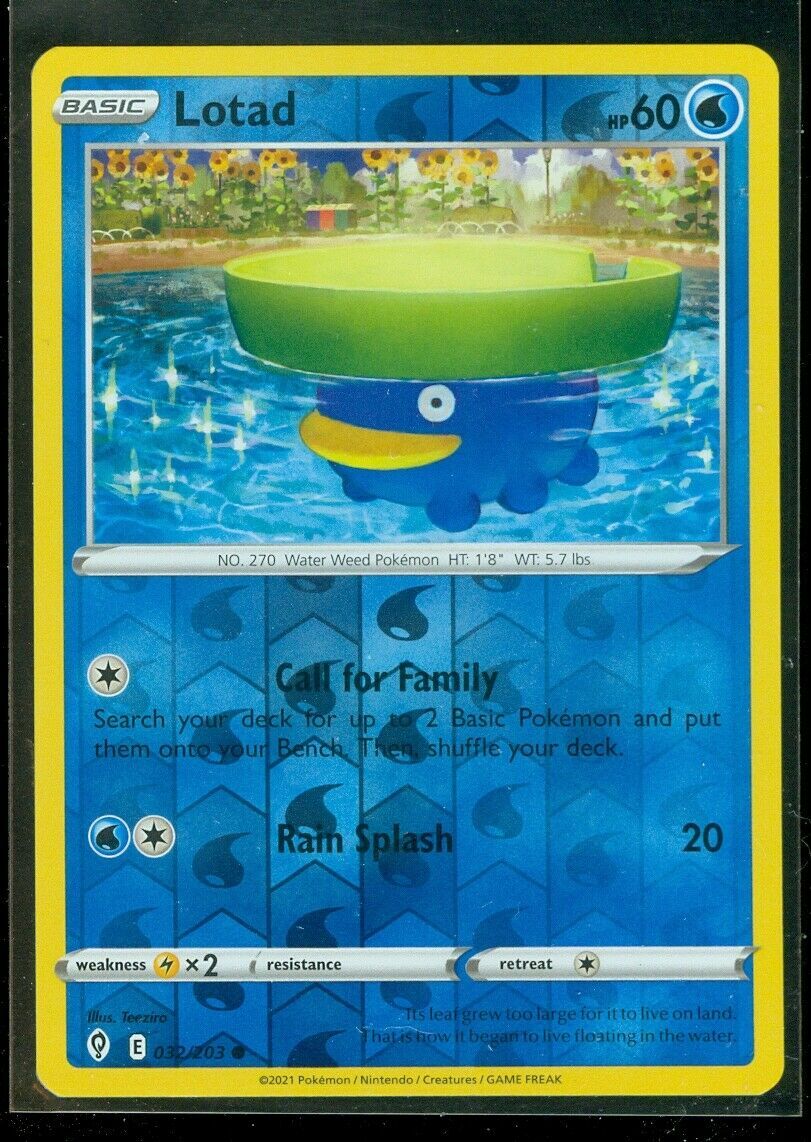 Lotad Pokemon Card Art