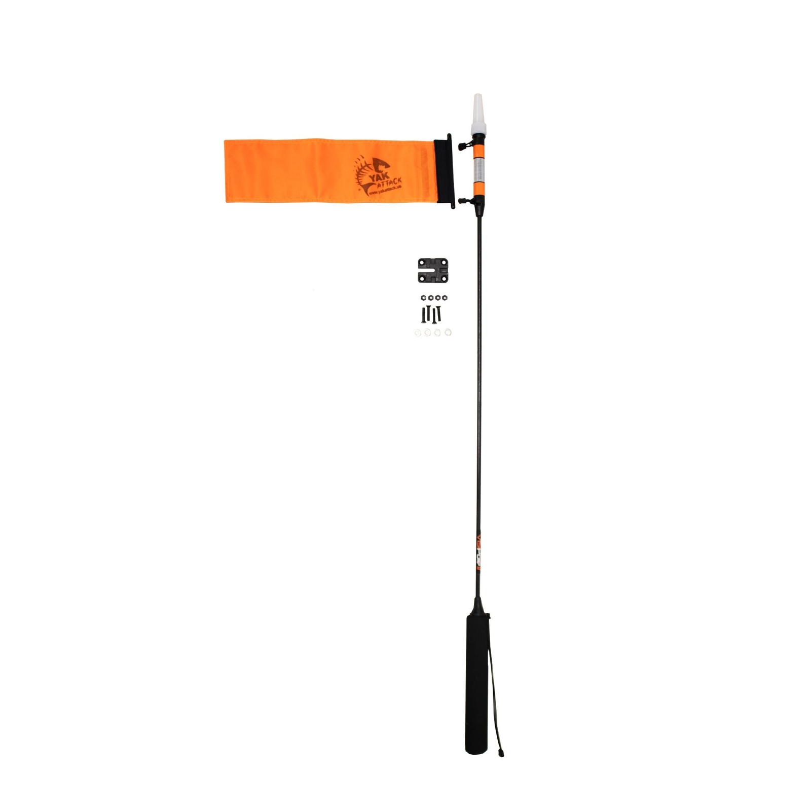 YakAttack VISIpole II Kayak Flag with Light, Includes MightyMount and ...