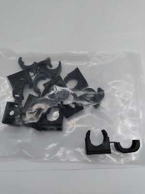 NEW PMA FH-17-0 Black Vinyl Clips for ¾” Corrugated Plastic Flex ...