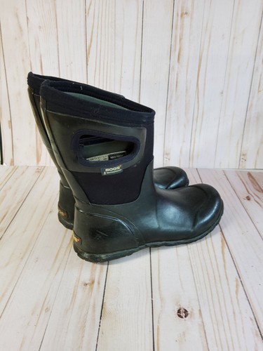 Bogs Hampton Women's Black Rubber Pull On Waterproof High Winter Boots ...