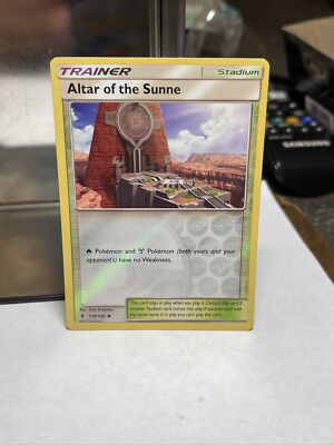 Pokémon TCG Altar of the Sunne Sun & Moon: Guardians Rising 118/145 ...