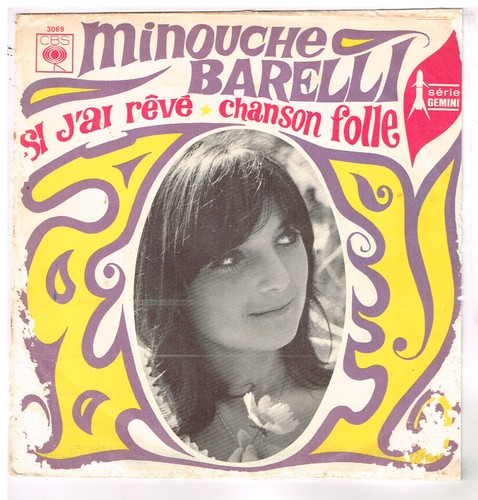 Minouche BARELLI Si j'ai révé 7' SP 45 tours | eBay