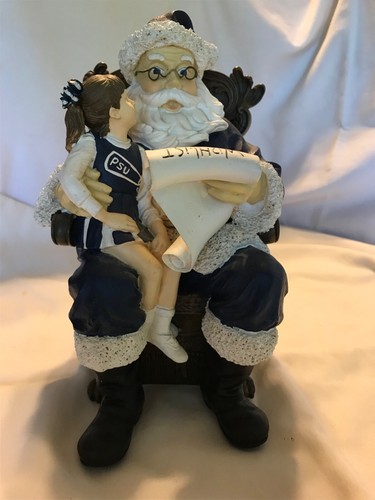 Vintage PENN STATE PSU "Wishlist Santa" Figurine 3rd In Series. Year ...