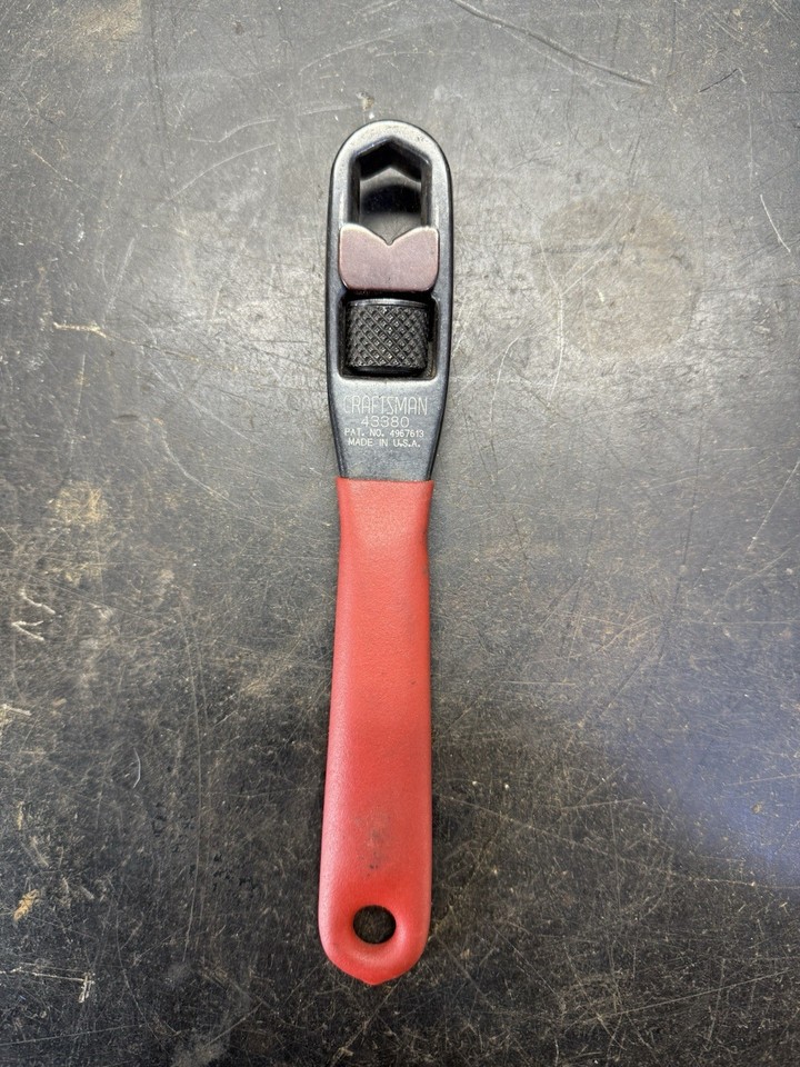 Vintage Craftsman Adjustable Pocket Socket Wrench 43380 Made in the USA ...