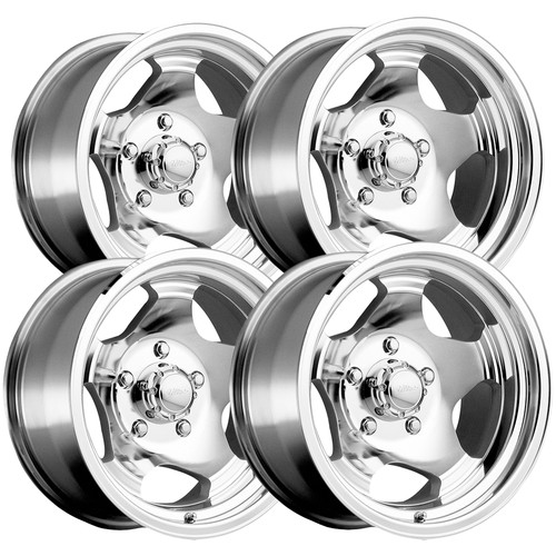 (Set of 4) Ultra 50 5 Spoke 15x7 5x4.5" -6mm Machined Wheels Rims 15 ...