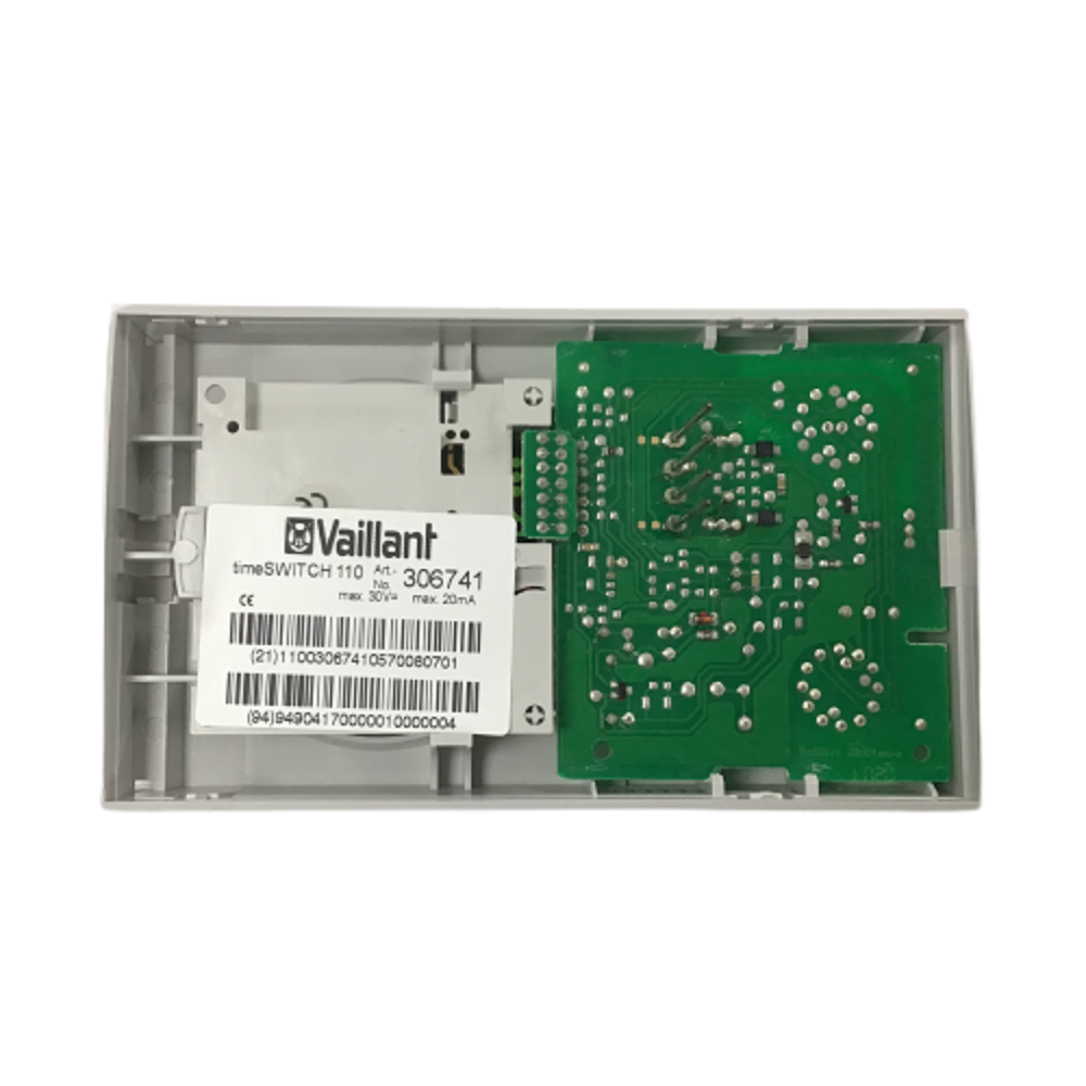 Vaillant timeSWITCH 110 24-Hour Time Clock for Boiler - White (306741 ...
