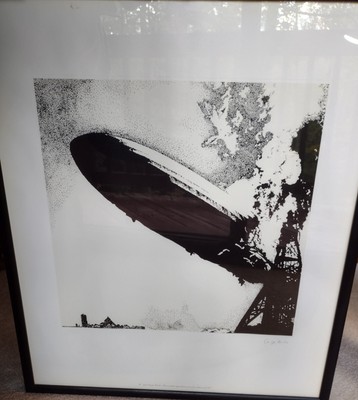 LED ZEPPELIN I ALBUM PLATE SIGNED LITHOGRAPH | eBay