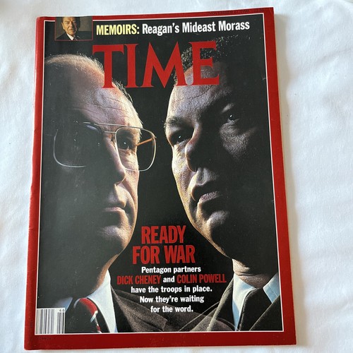 TIME magazine November 12 1990 Persian Gulf War Dick Cheney Colin ...