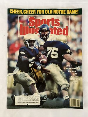 1989 January 9 Sports Illustrated Magazine Joe Montana Throws 3 Scores ...