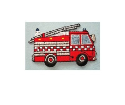 Fire Truck - Fire Engine - EMS - Embroidered Iron On Patch | eBay