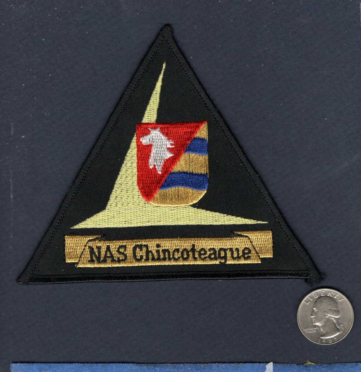 NAS NAVAL AIR STATION CHINCOTEAGUE VA US Navy Base Squadron Jacket ...