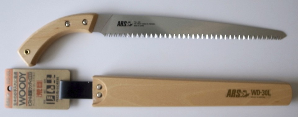 ARS CORP WOOD GRIP PRUNING SAW "WOODY-300" WD-30L MADE IN JAPAN | eBay