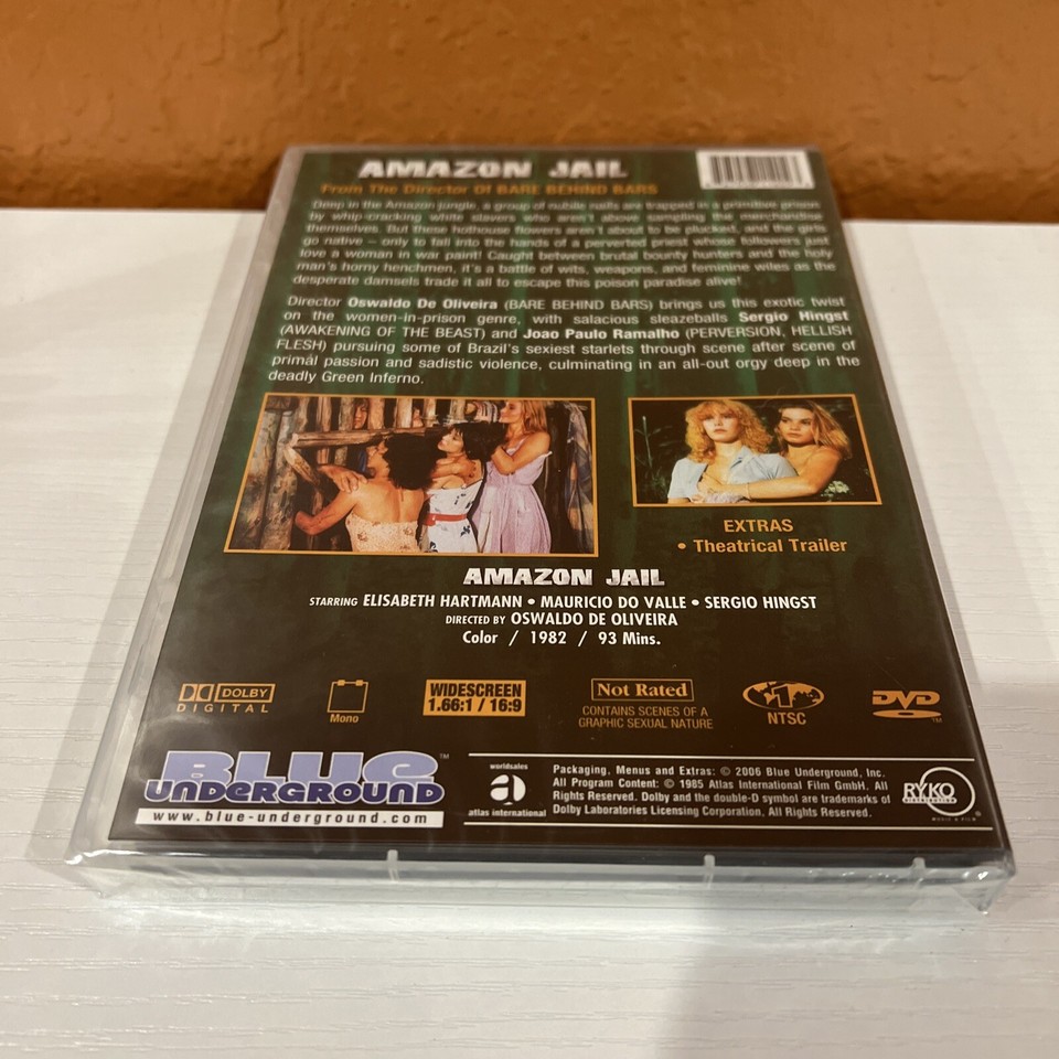 AMAZON JAIL (1982) DVD BLUE UNDERGROUND WOMEN IN PRISON BRAZIL NEW ...