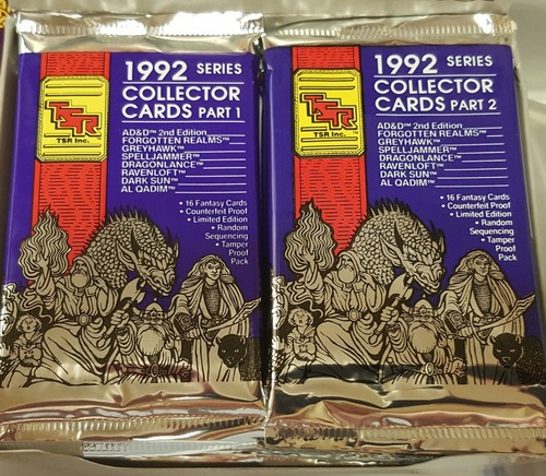 20 pack TSR 1992 AD&D 2nd EDITION COLLECTOR CARDS. PART 1 AND 2 | eBay