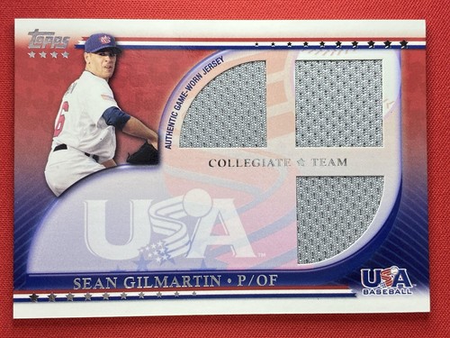 2010 Topps USA Baseball #USAR-SG Sean Gilmartin USA Triple Jersey | eBay