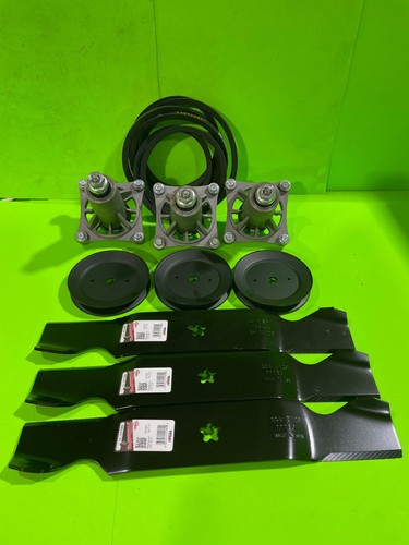 RZ5424 RZ5426 RZ5422 RZ54I Z254 DECK BLADE SPINDLE BELT KIT SET FITS ...