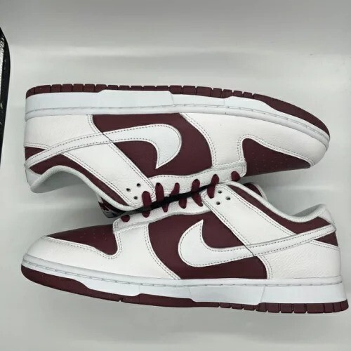 Nike Dunk Low By You Sneakers White/Bordeaux Do7413-991 Men'S Size Us ...