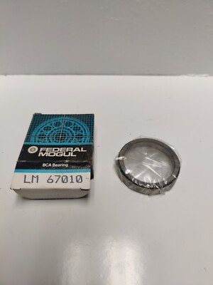 BCA LM67010 Tapered Roller Bearing Race Federal Mogul | eBay