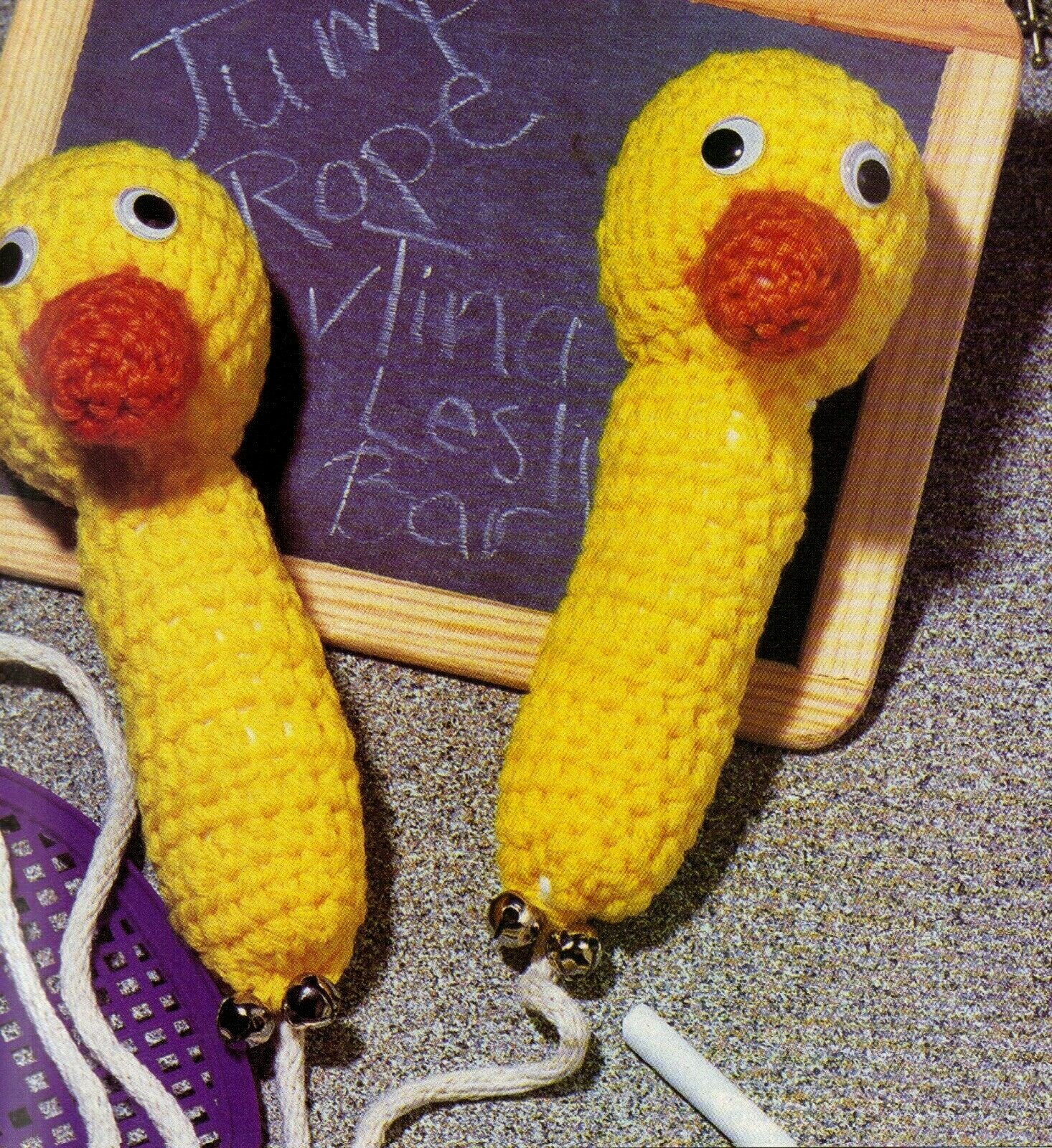CUTE Duck Jump Rope/Toy/CROCHET PATTERN INSTRUCTIONS ONLY | eBay