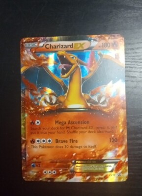 Charizard EX XY17 Black Star Promo 2014 Pokémon Holo XY Promo MP Not ...