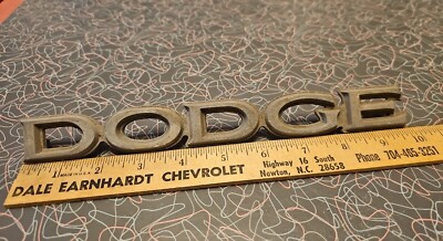 Vintage 1960's? DODGE Truck Van? D100 Emblem Badge Nameplate OEM Part ...