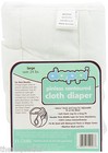 Dappi PINLESS Contoured CLOTH Diaper 100% Cotton Natural S-M-L Reusable ...