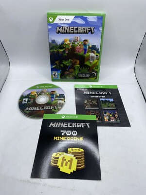 Minecraft Starter Pack XBOX One EXCELLENT Condition, Tested CIB ...