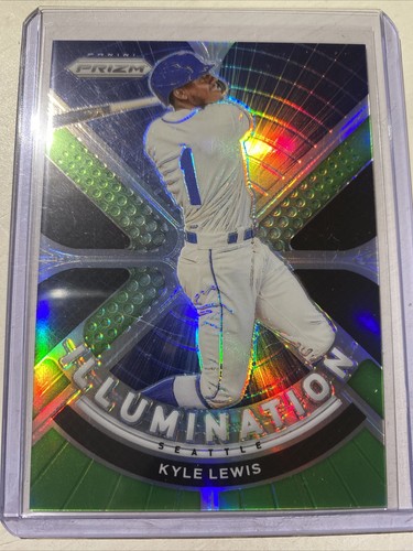 2021 Panini Prizm Illumination Kyle Lewis Green Prizm Baseball Card IL ...