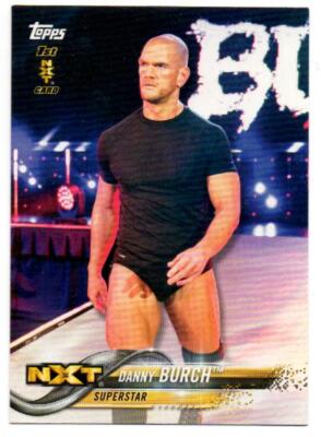 Danny Burch WWE Pro Wrestling Trading Card Topps RAW NXT #119 2018 ...