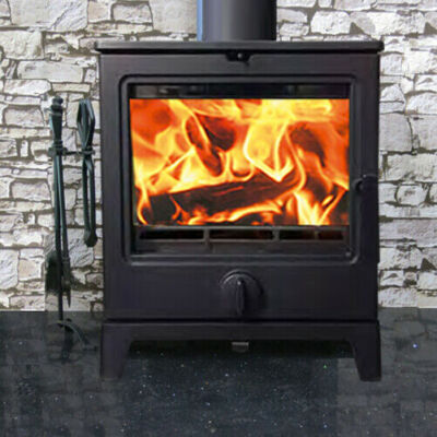 Wood Burning Multi Fuel Defra Approved Derwent 5kw Log Burner | eBay