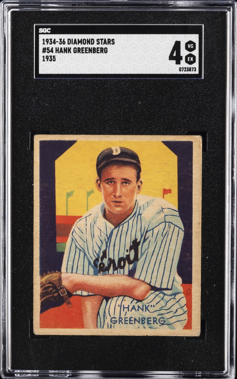 1934-36 DIAMOND STARS 1935 #54 HANK GREENBERG SGC 4 | eBay