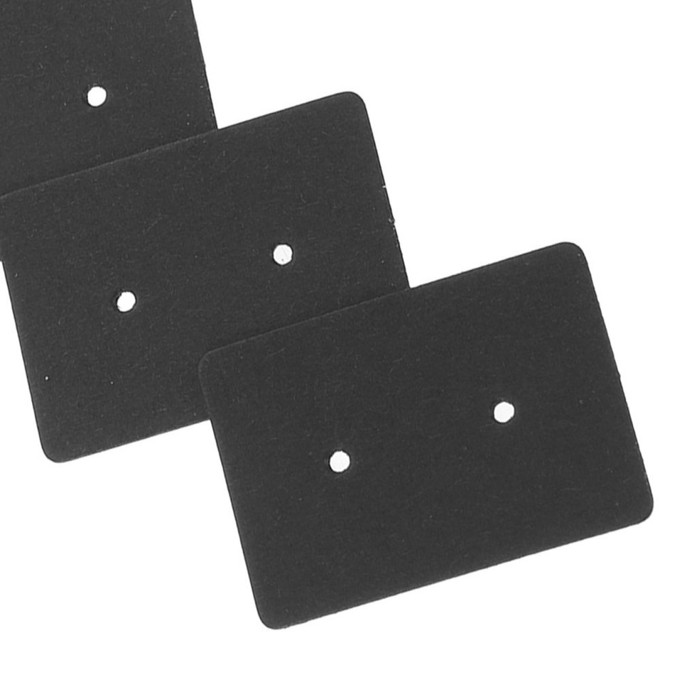300pcs 3.5x2.5cm Black Paper Cards - Earring Cardboard Tags for Jewelry ...