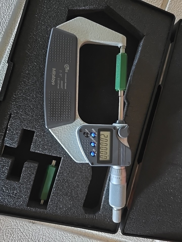 Mitutoyo Digital Micrometer 2-3'' Precision Measuring Tool | eBay