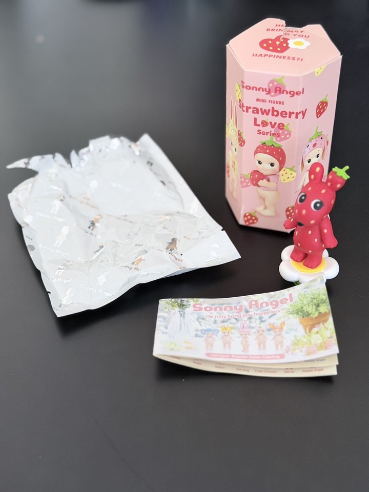 Sonny Angel Strawberry Love Series RARE Strawberry Robby | eBay UK