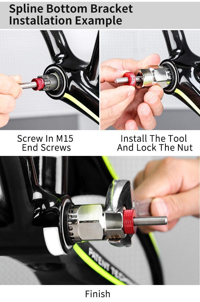 Bike Square Spline Bottom Bracket Removal Tool Universal Bottom Bracket ...