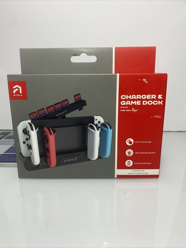 New Atrix Charger & Game Dock For Nintendo Switch Joy Cons 847509080542 ...