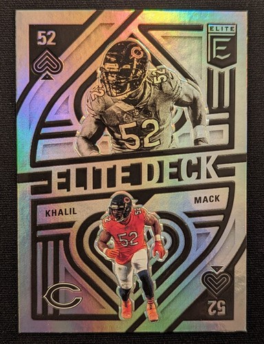 2021 Elite #ED8 Khalil Mack - ELITE DECK Insert | eBay