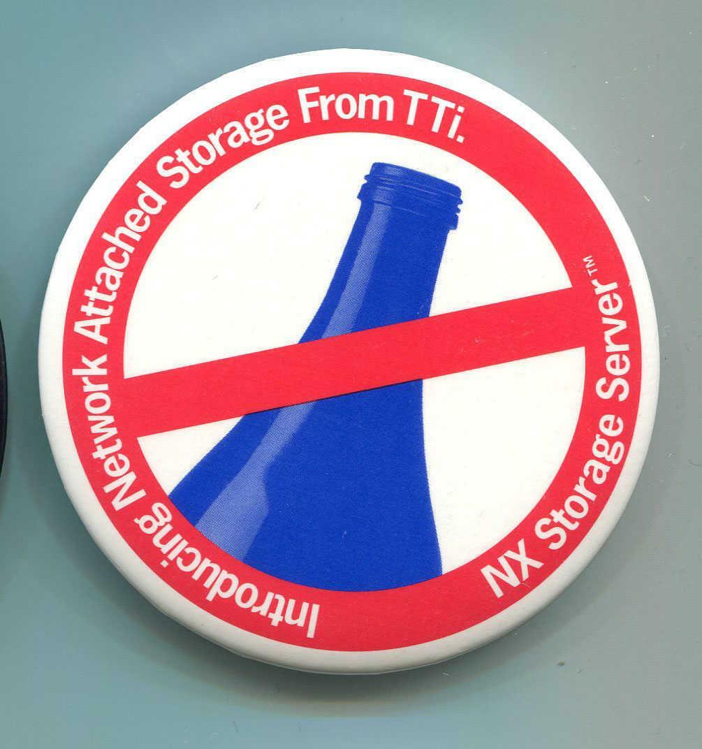 Comdex Computer Trade Show Pinback Button - TTI - NX Storage Server | eBay
