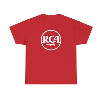 RCA Logo T-Shirt - Vintage Vacuum Tube Audio Electronics Radio Amp - 7 ...