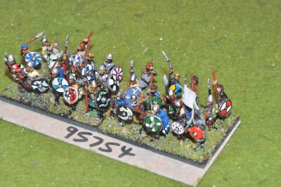 15mm dark ages / saxon - fyrd 28 figs - inf (95754) | eBay UK