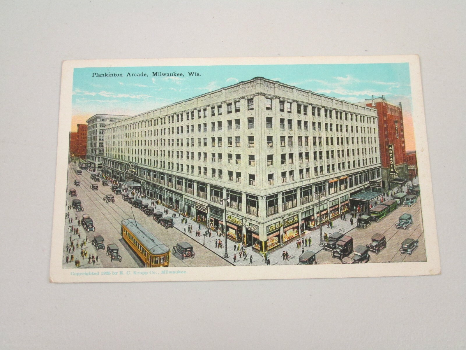 J658 Vintage Postcard Milwaukee WI Wisconsin Plankinton Arcade | eBay