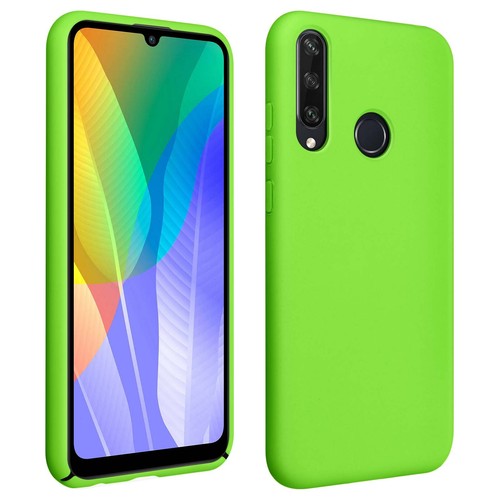Huawei Y6p Semi-Rigid Silicone Soft-Touch Green Back cover | eBay