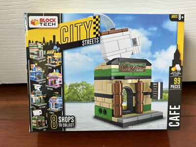 Block Tech City Streets block kit: Cafe/Brew Brothers Coffee Shop | eBay